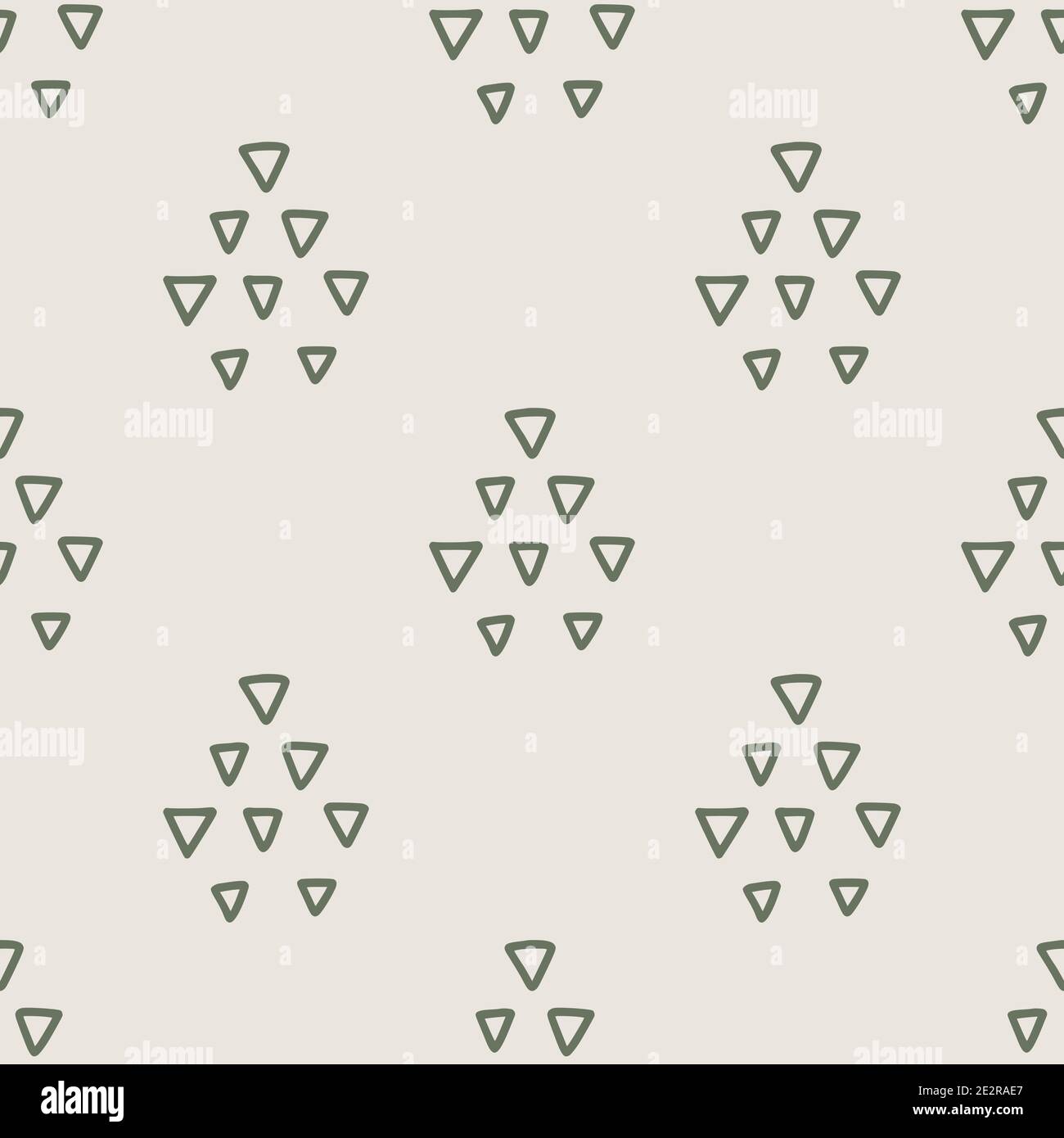 Vector abstract seamless pattern design. Modern graphic triangle ...