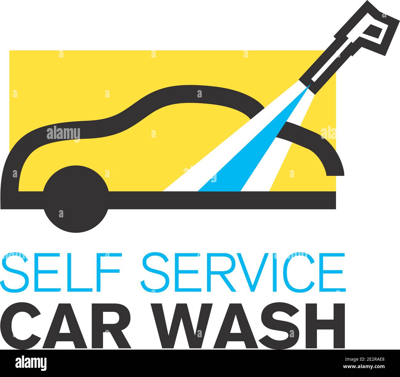 Car wash self service Stock Vector Images - Alamy