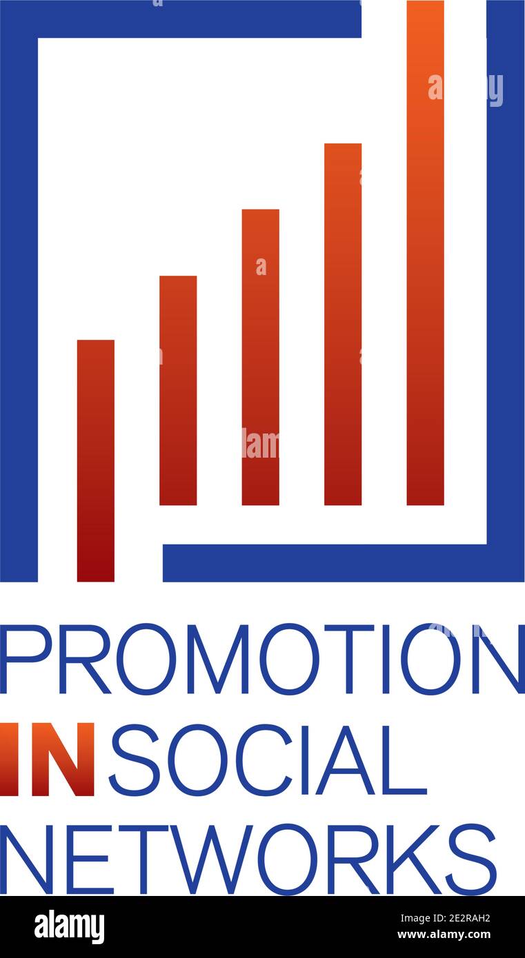Promotional message in social media Stock Vector Images - Alamy