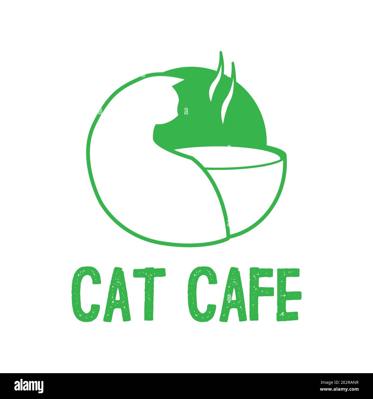 Vector logo of a cafe with Pets, cats Stock Vector Image & Art - Alamy