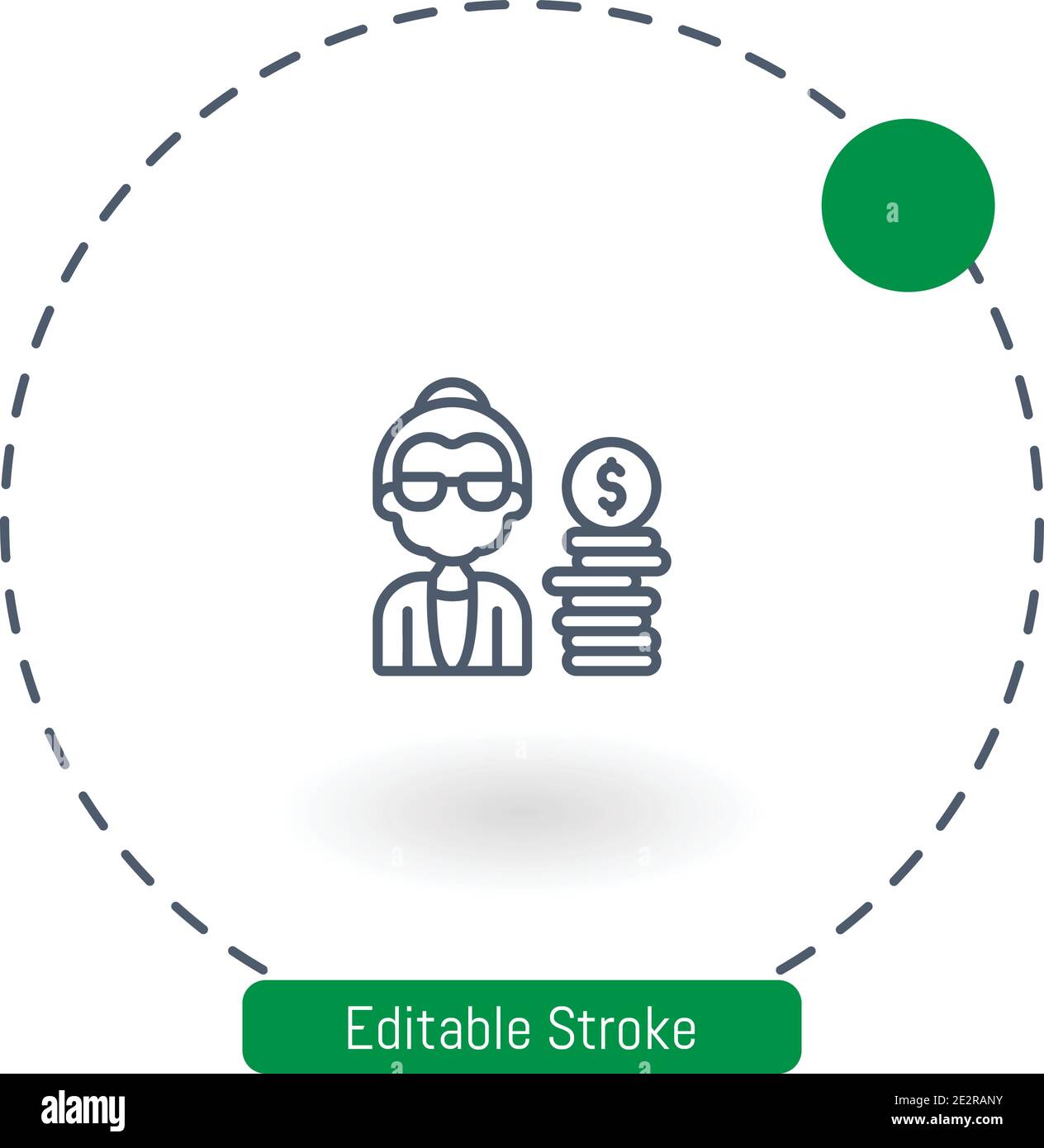 Grandma avatar character icon vector hi-res stock photography and ...