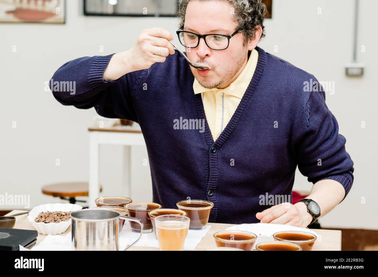 Taste testing hi-res stock photography and images - Alamy