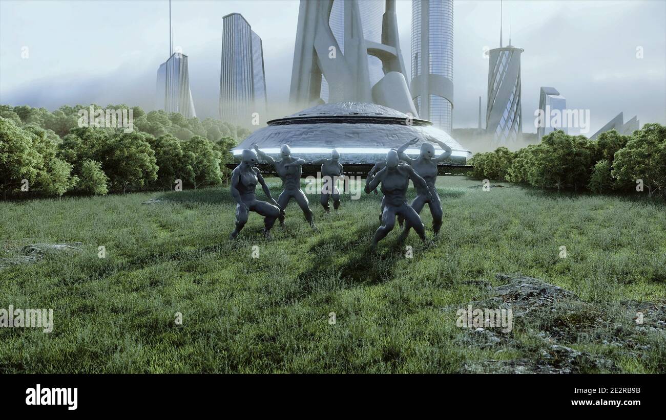 Funny aliens dancing in hi-res stock photography and images - Alamy