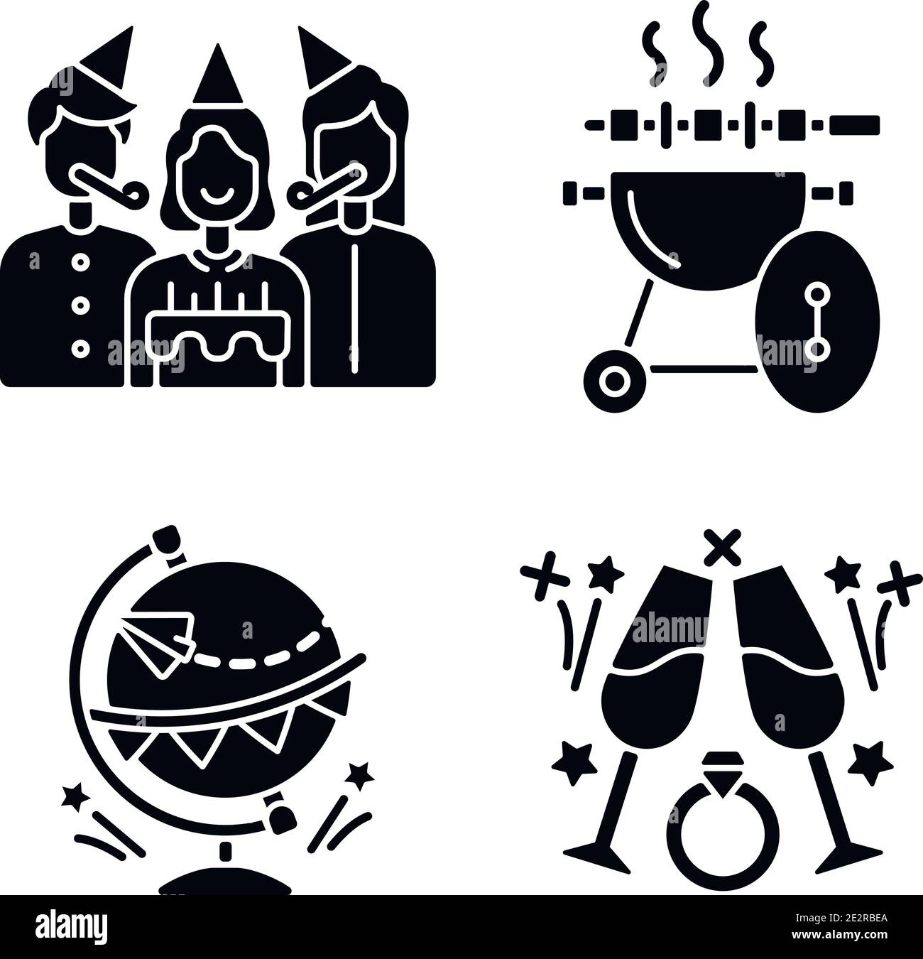 Friends dinner party on Stock Vector Images - Alamy