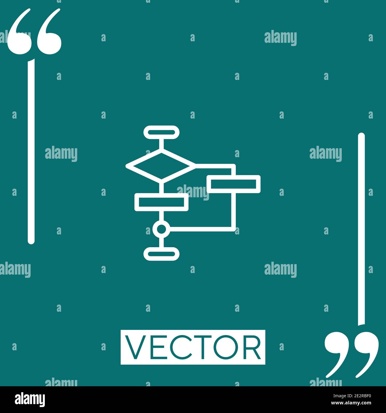 diagram vector icon Linear icon. Editable stroke line Stock Vector ...