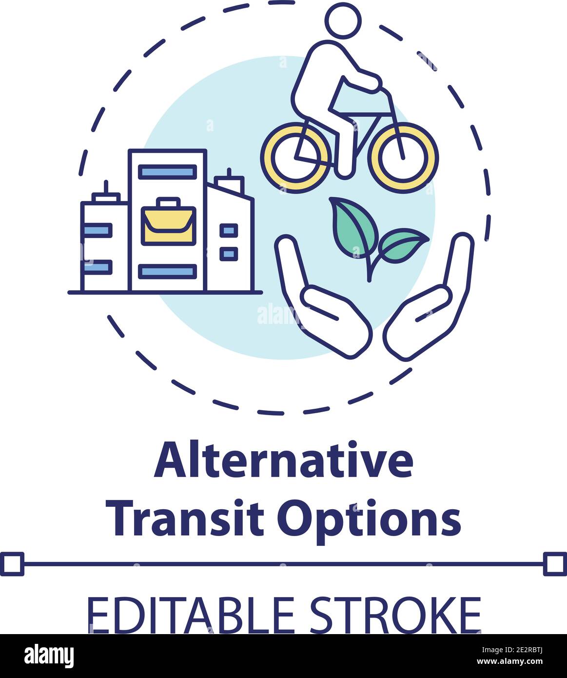 Alternative transit options concept icon Stock Vector Image & Art - Alamy