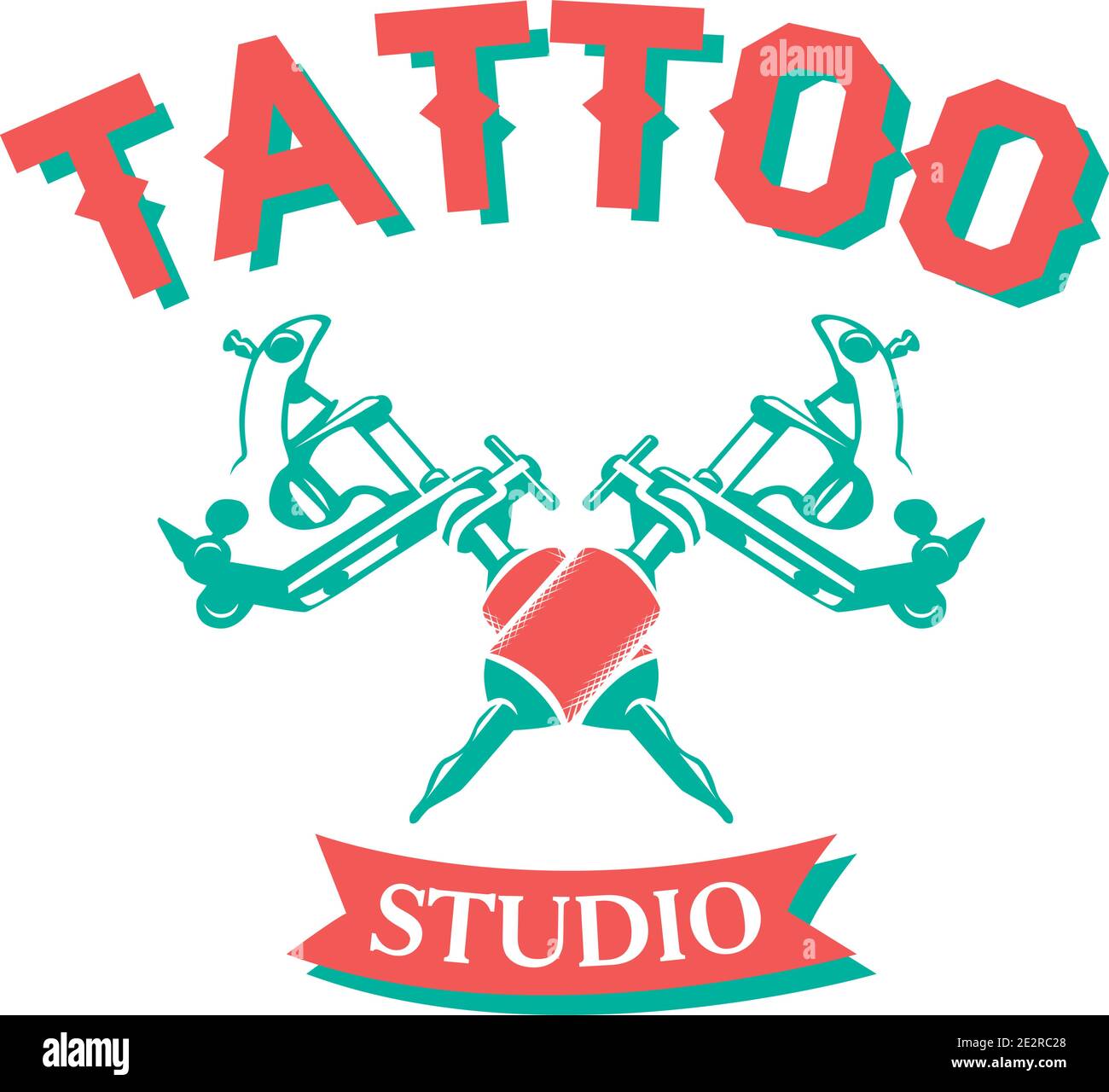 Vector logo for tattoo salon and Studio Stock Vector Image & Art - Alamy