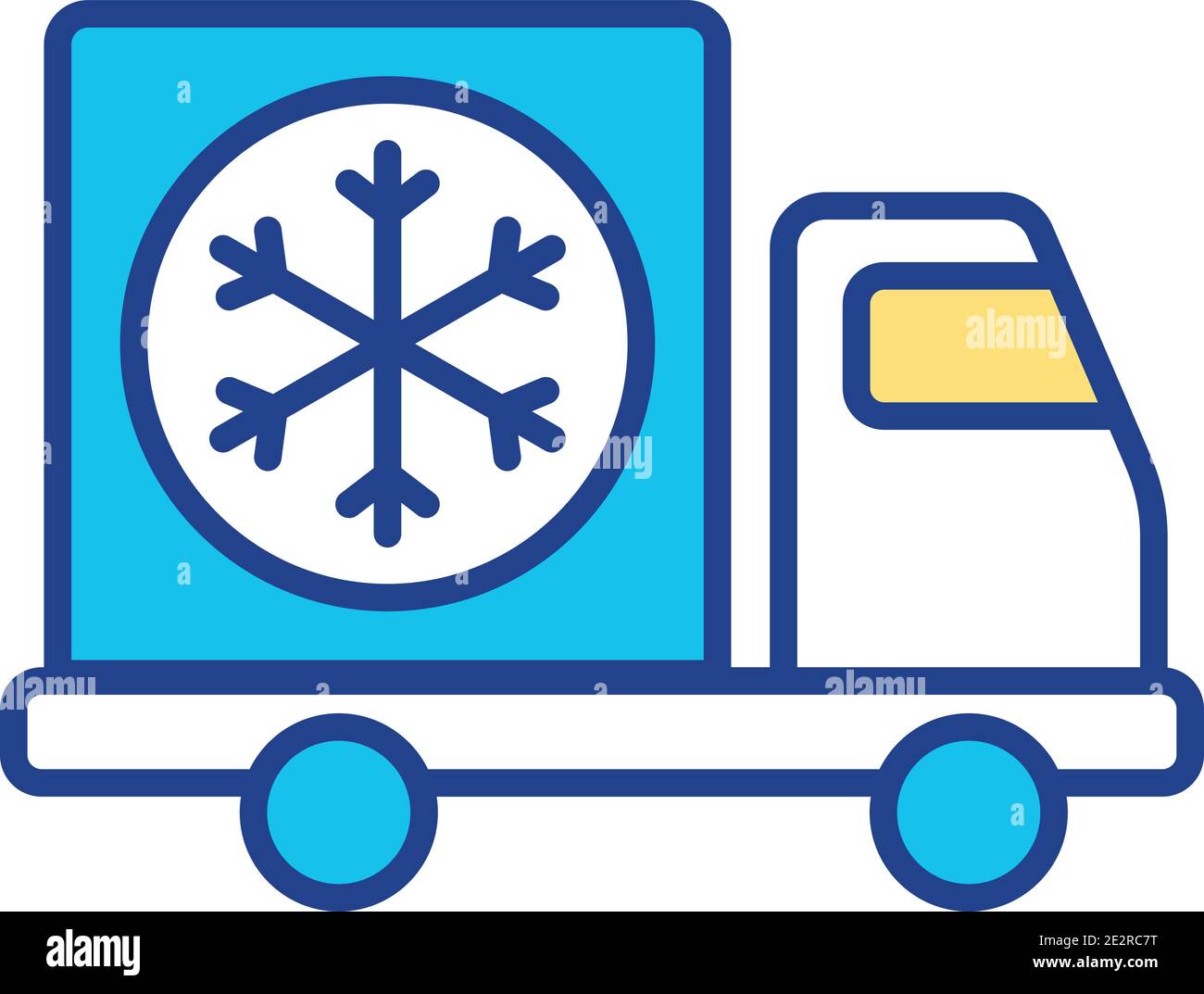 Ultra cold storage temperature RGB color icon Stock Vector Image & Art ...