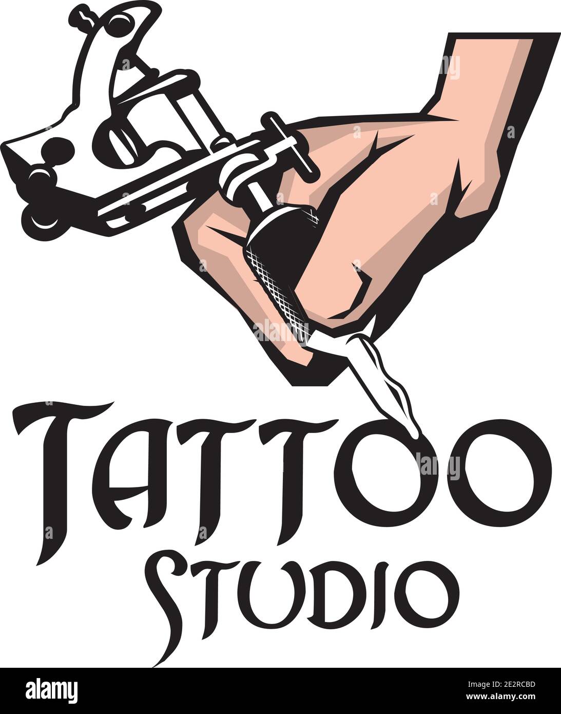 Vector logo for tattoo salon and Studio Stock Vector Image & Art - Alamy