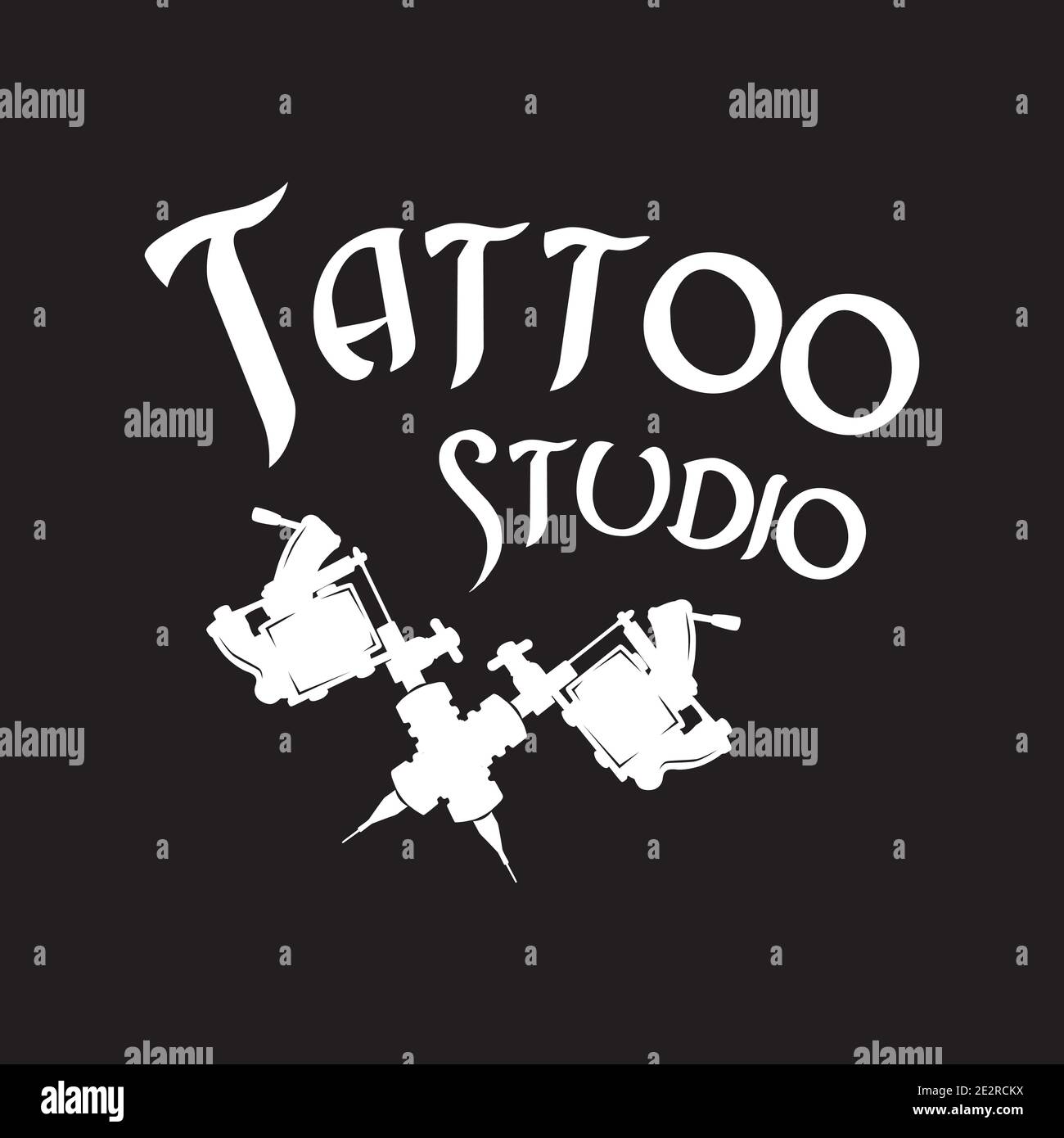 Vector logo for tattoo salon and Studio Stock Vector Image & Art - Alamy