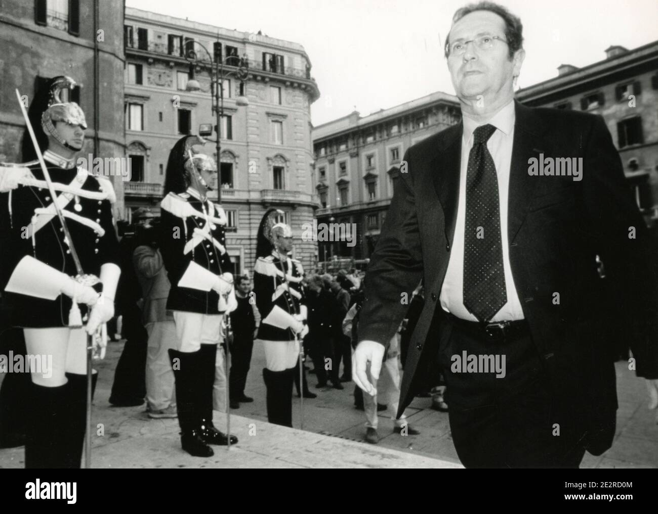 Italian politician and former RAI manager Roberto Zaccaria, 2000s Stock ...