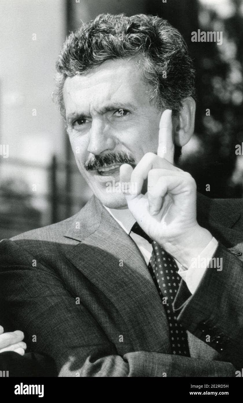Italian politician and former prime minister Massimo D'Alema, 1990s ...