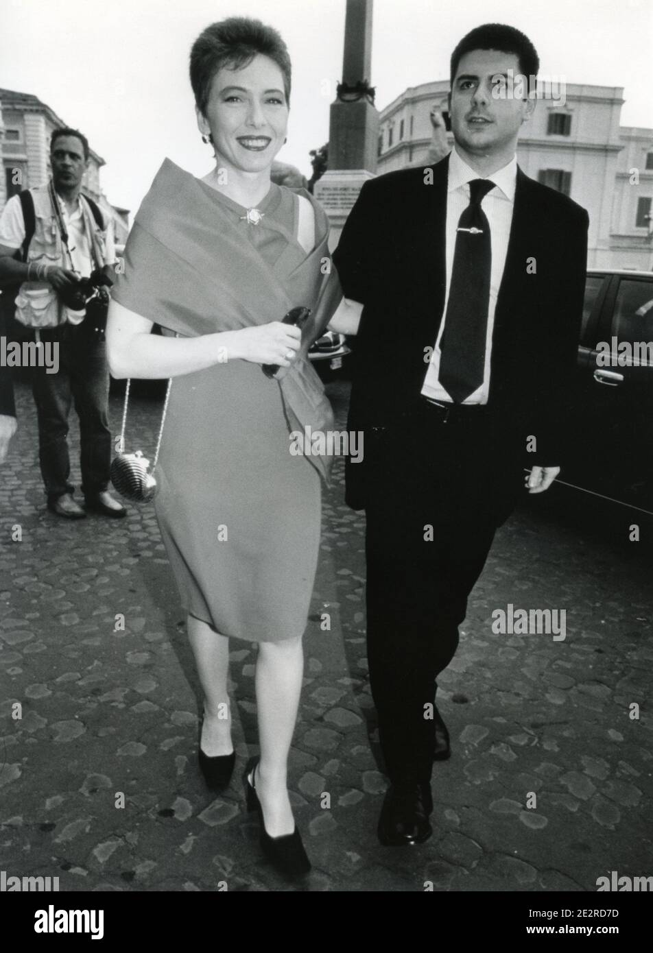 Italian journalist, television presenter, and politician Irene Pivetti ...