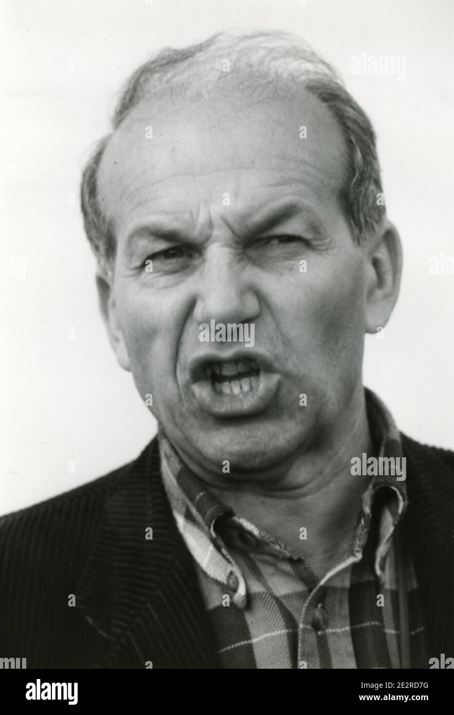 Italian trade unionist and politician Fausto Bertinotti, 2000s Stock ...
