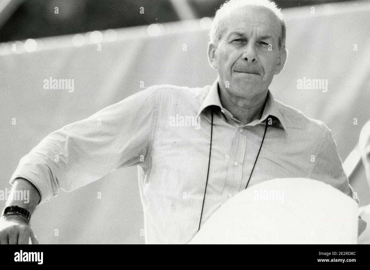 Italian trade unionist and politician Fausto Bertinotti, 2000s Stock ...