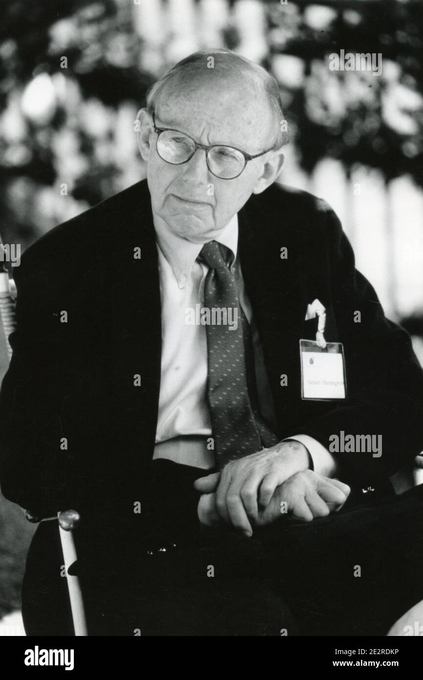 American political scientist, adviser and academic Samuel Huntington ...