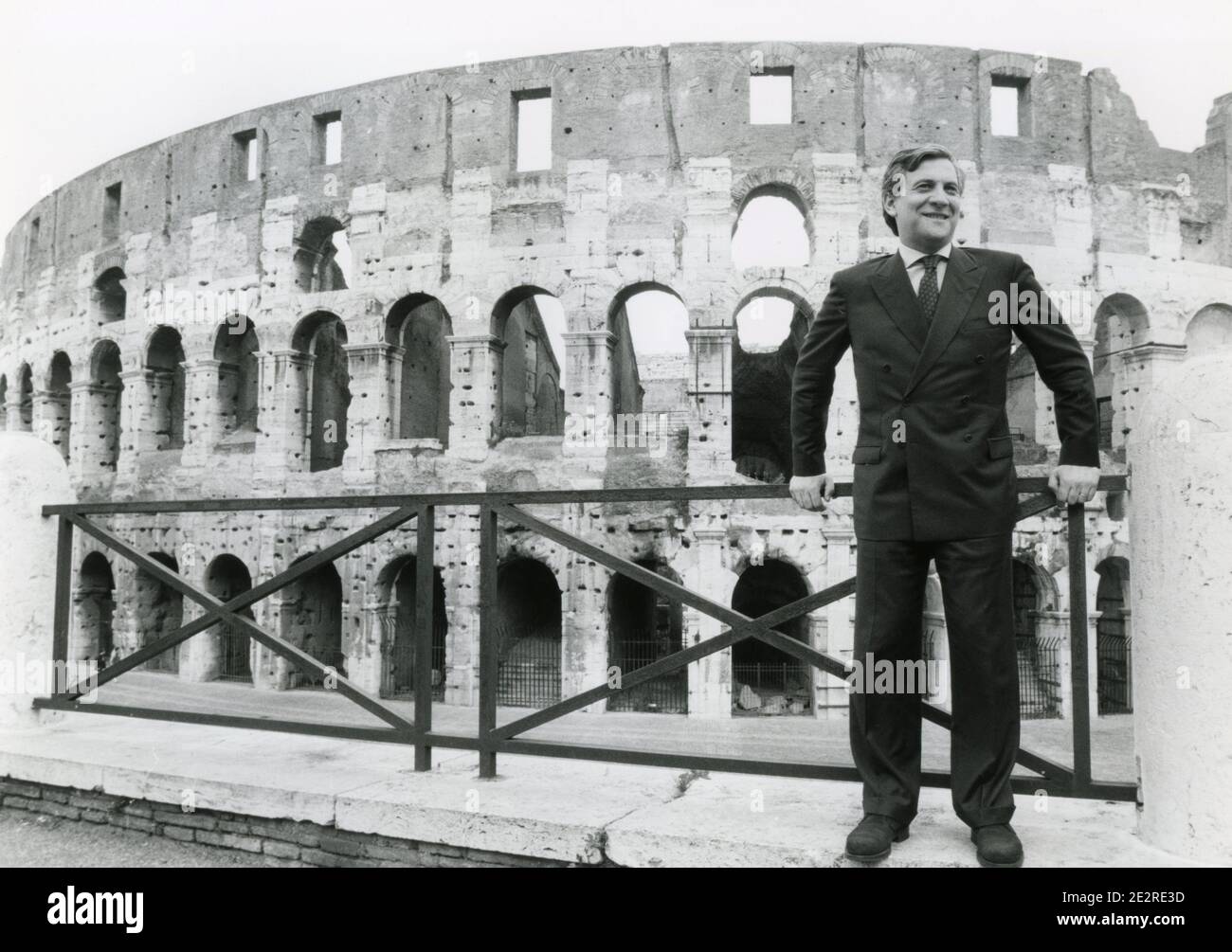 Italian politician and former President of the EU Parliament Antonio ...