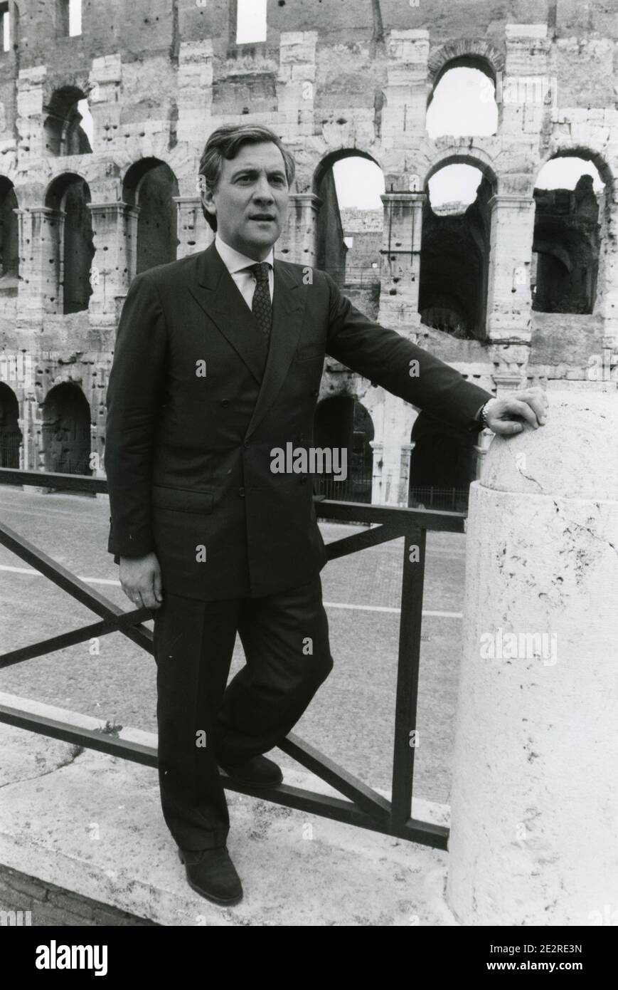 Italian politician and former President of the EU Parliament Antonio ...
