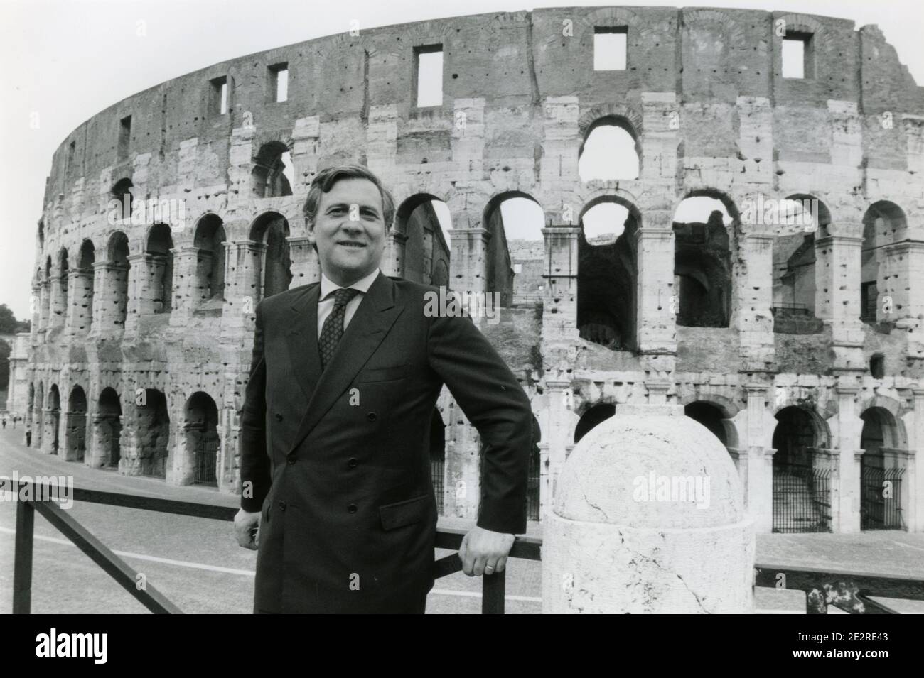 Italian politician and former President of the EU Parliament Antonio ...