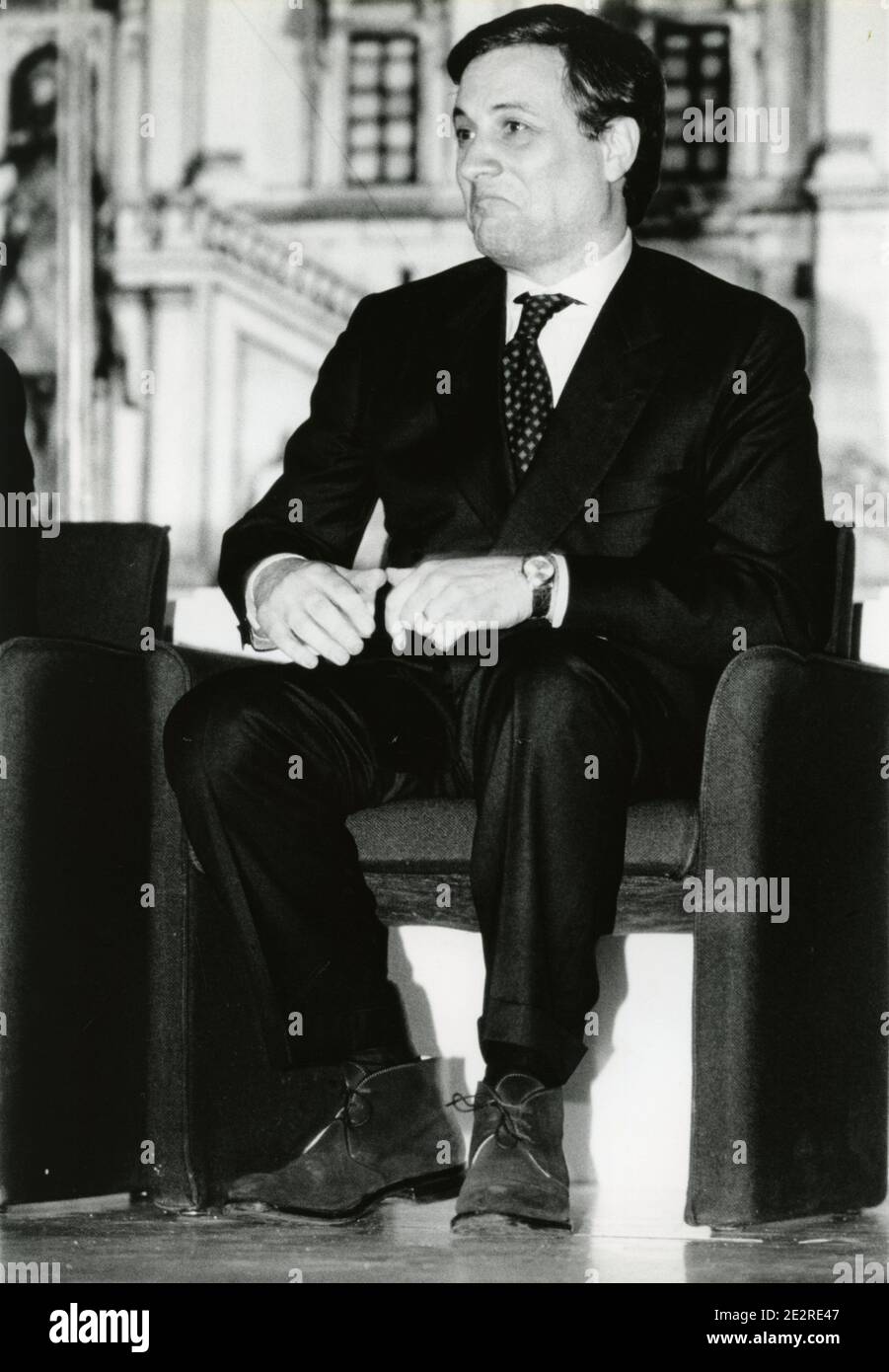 Italian politician and former President of the EU Parliament Antonio ...