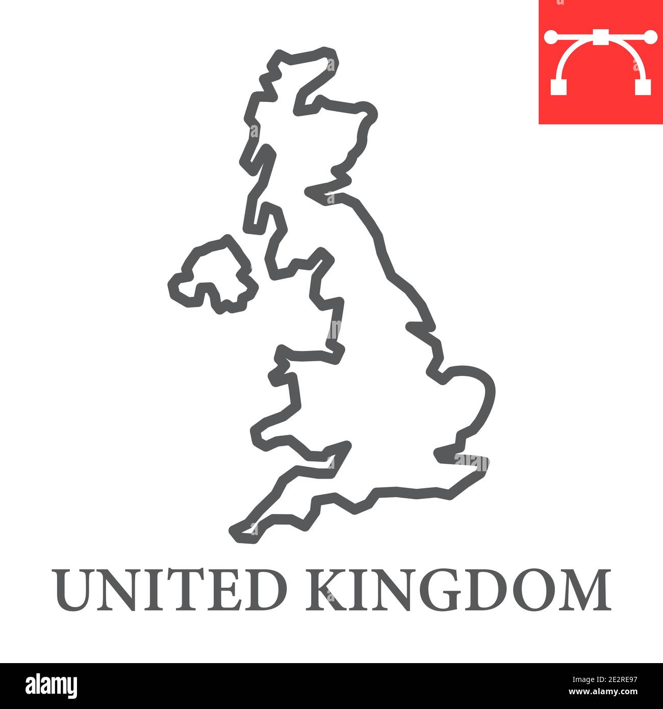 Uk postcode map Stock Vector Images - Alamy
