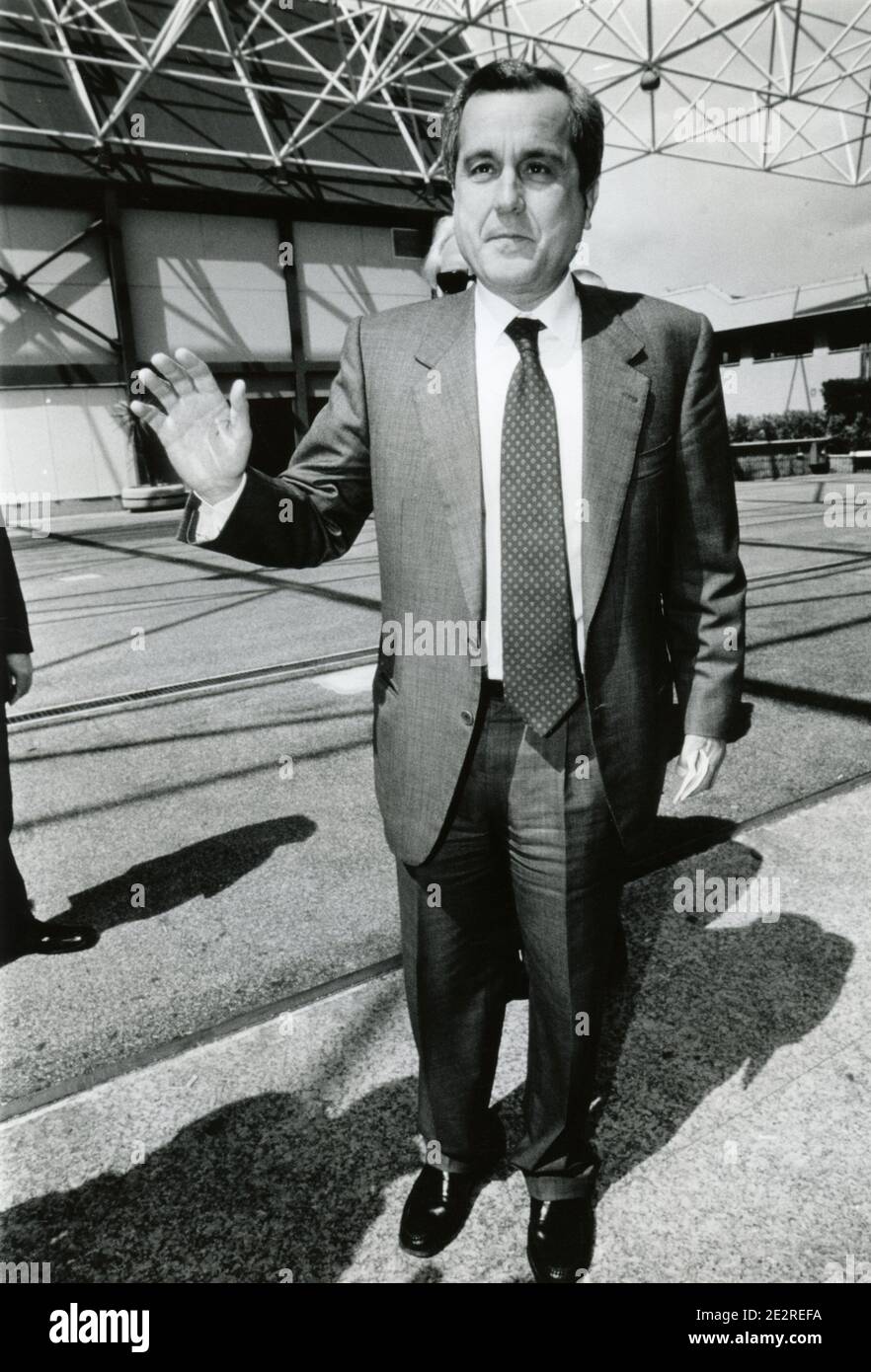 Italian politician and former minister Carlo Vizzini, 2000s Stock Photo ...
