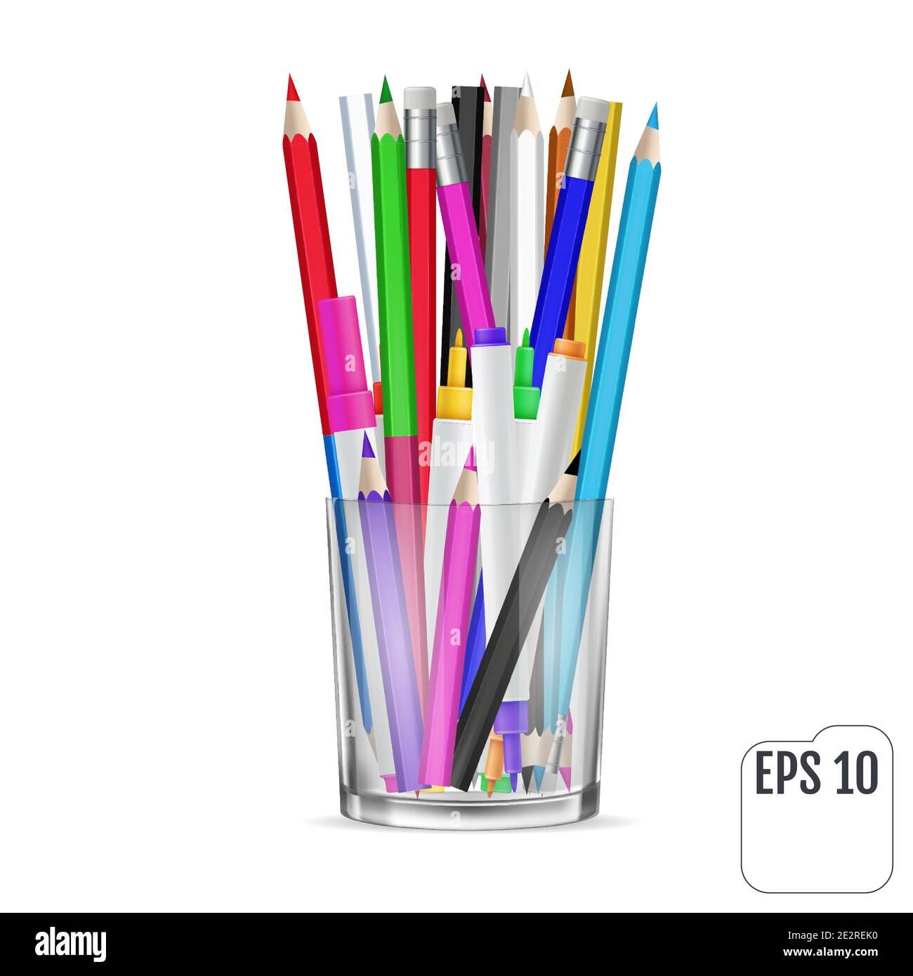 Pencil case cartoon hi-res stock photography and images - Alamy