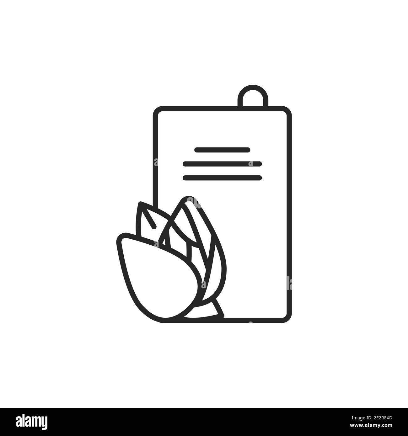 Almond oil illustration Stock Vector Images - Alamy