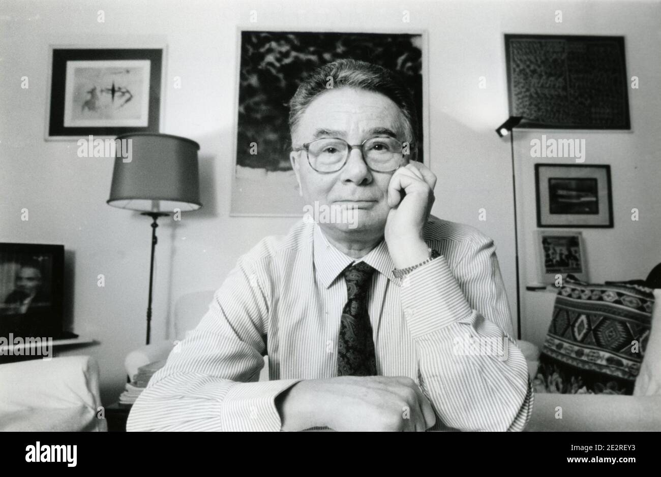 Italian sociologist Aris Accornero, 2000s Stock Photo - Alamy