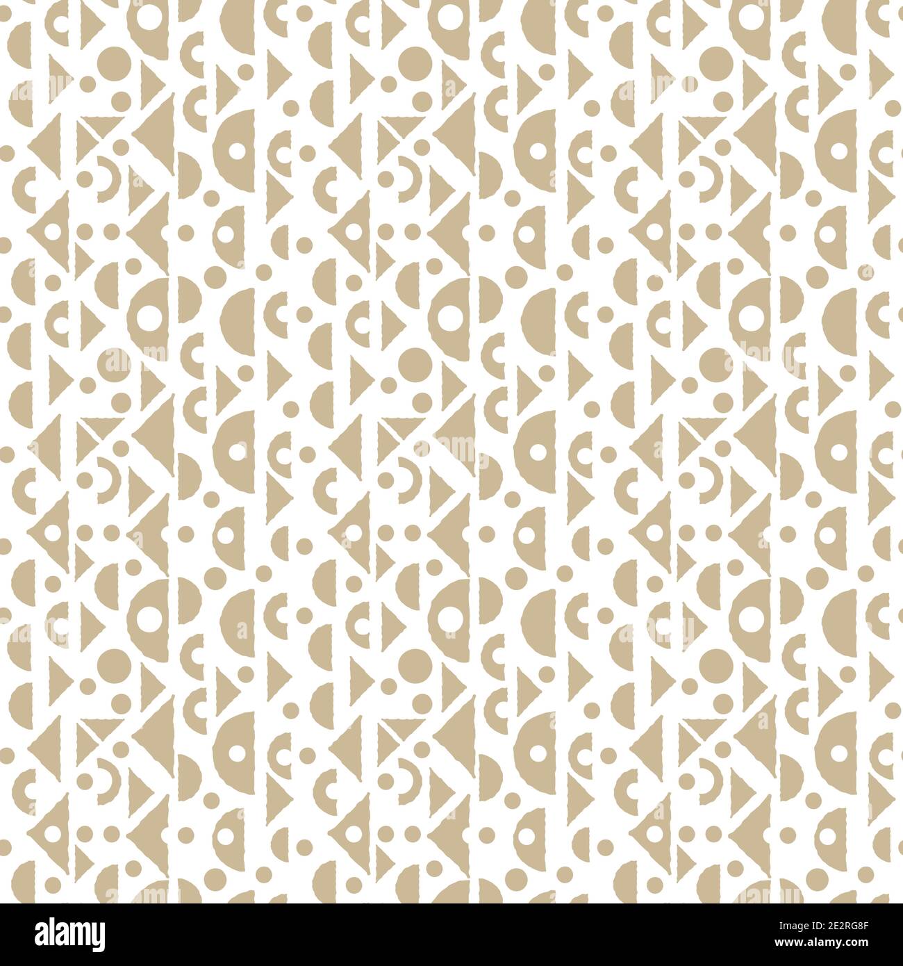 beige and white cute Seamless repeat pattern with small empty circles ...