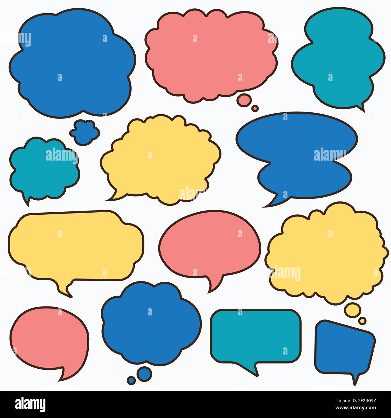 Communication thought idea sign Cut Out Stock Images & Pictures - Alamy