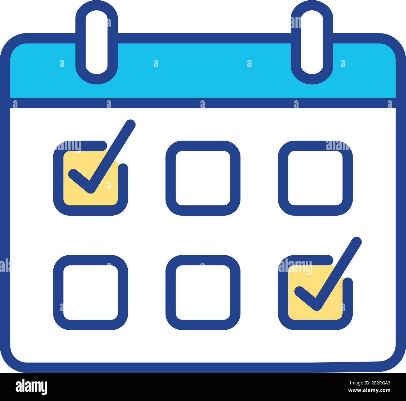 Two dose vaccination RGB color icon Stock Vector Image & Art - Alamy
