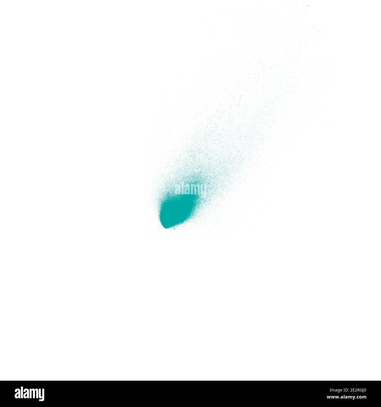 Beautiful turquoise paint brush for painting. Paint brushes ...