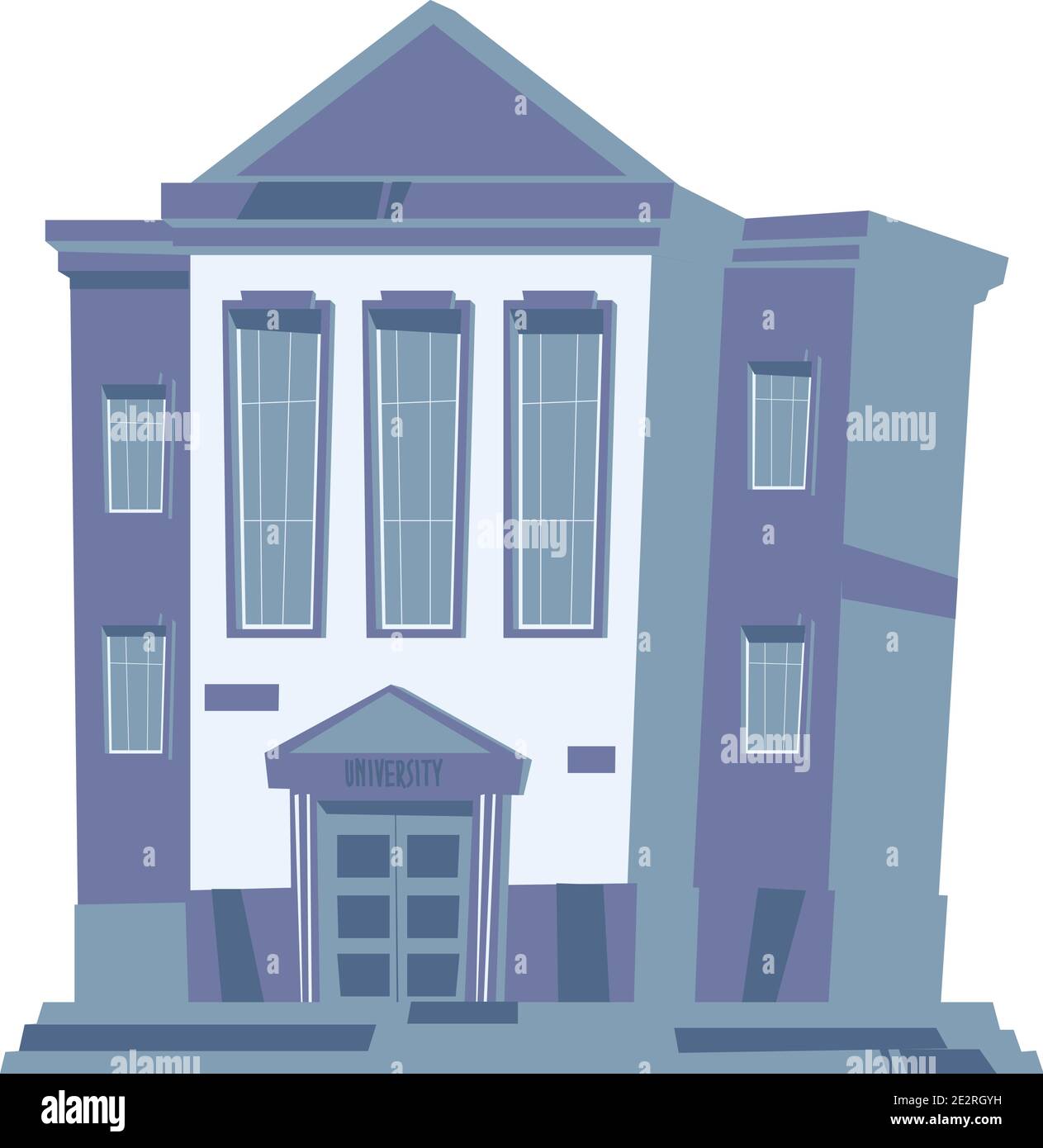 University building cartoon hi-res stock photography and images - Alamy