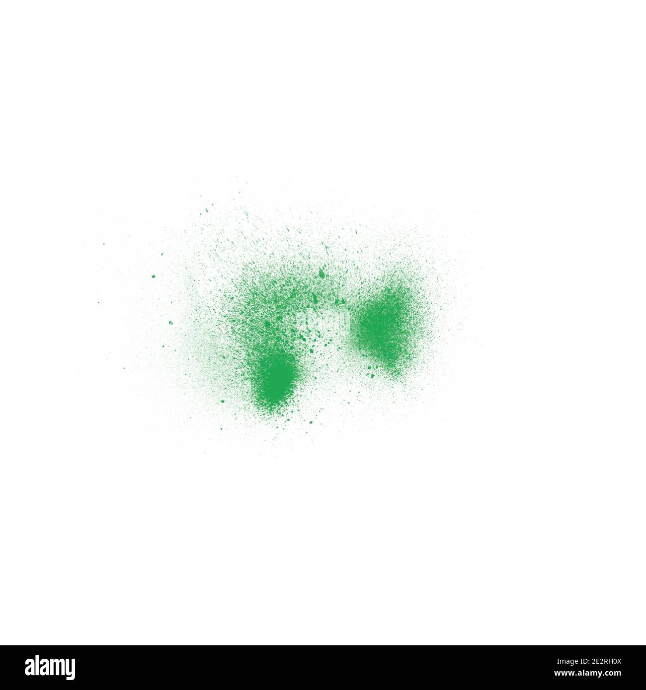 Green abstract paint splash isolated on white background Stock Photo ...