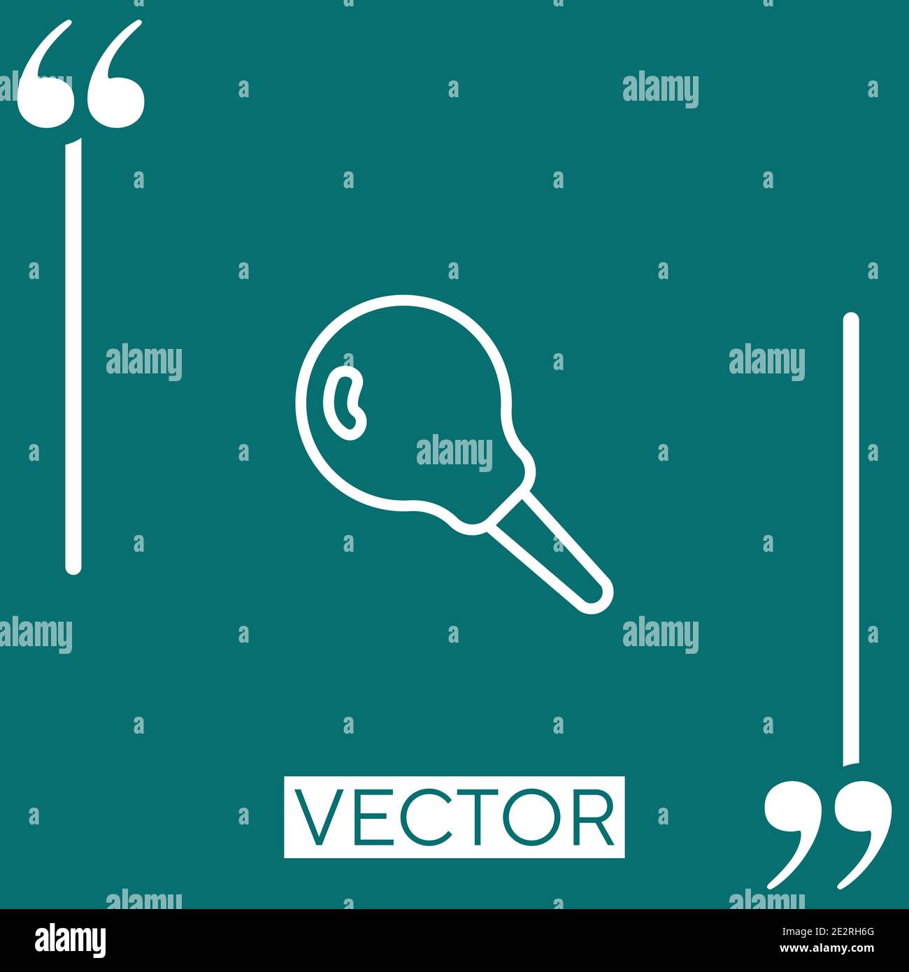 edema vector icon Linear icon. Editable stroke line Stock Vector Image ...