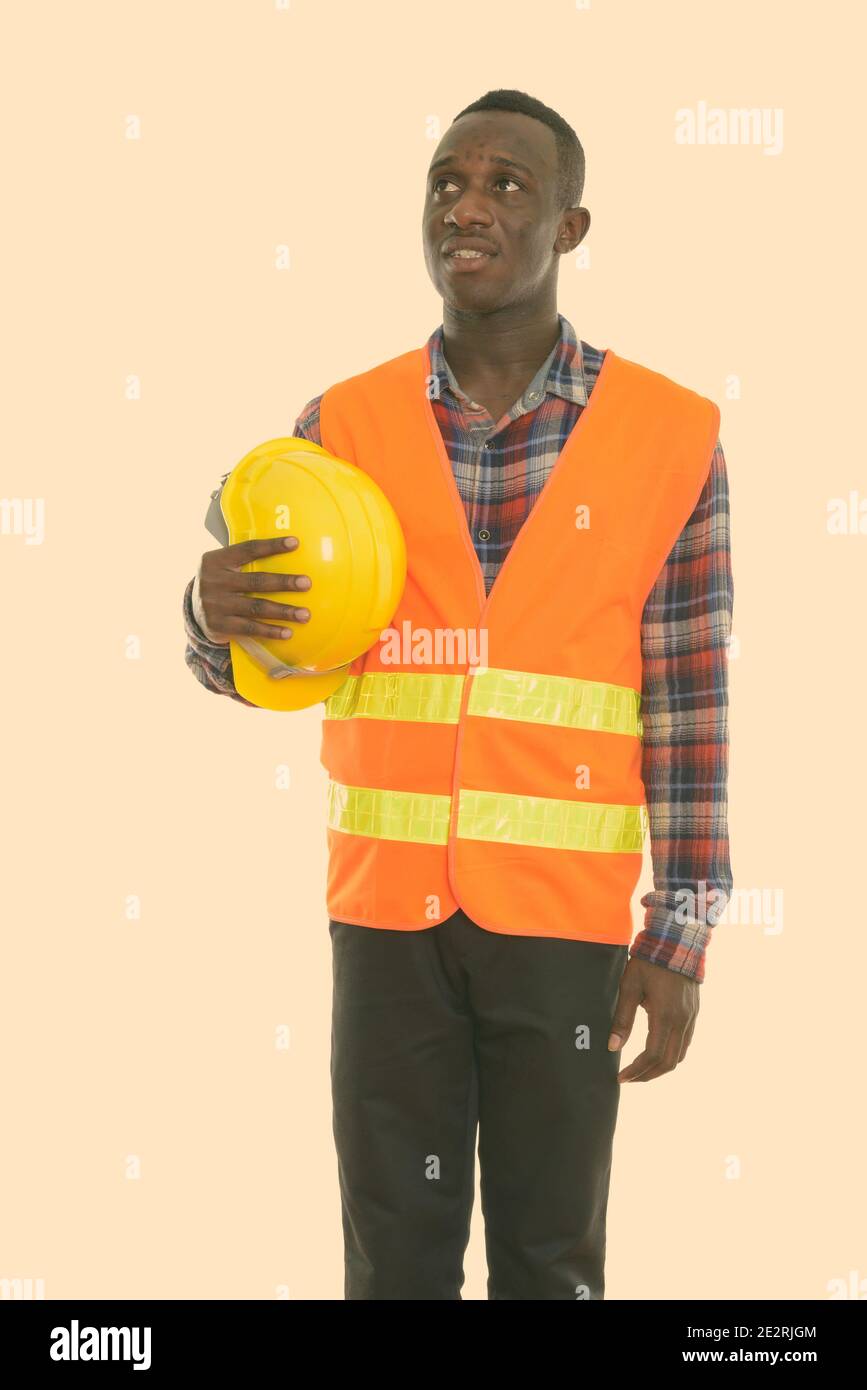 Black man thinking hard hi-res stock photography and images - Alamy