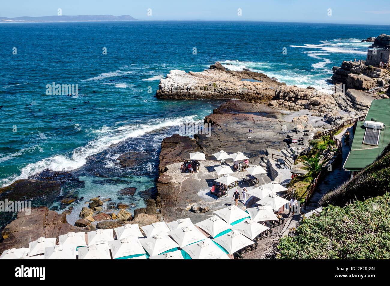Beach blue canopies hi-res stock photography and images - Alamy