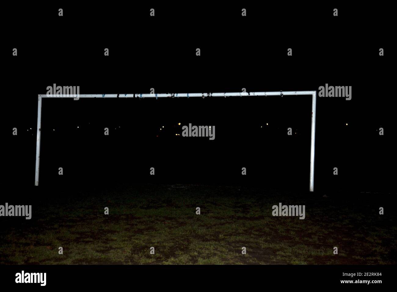 Goalposts night hi-res stock photography and images - Alamy