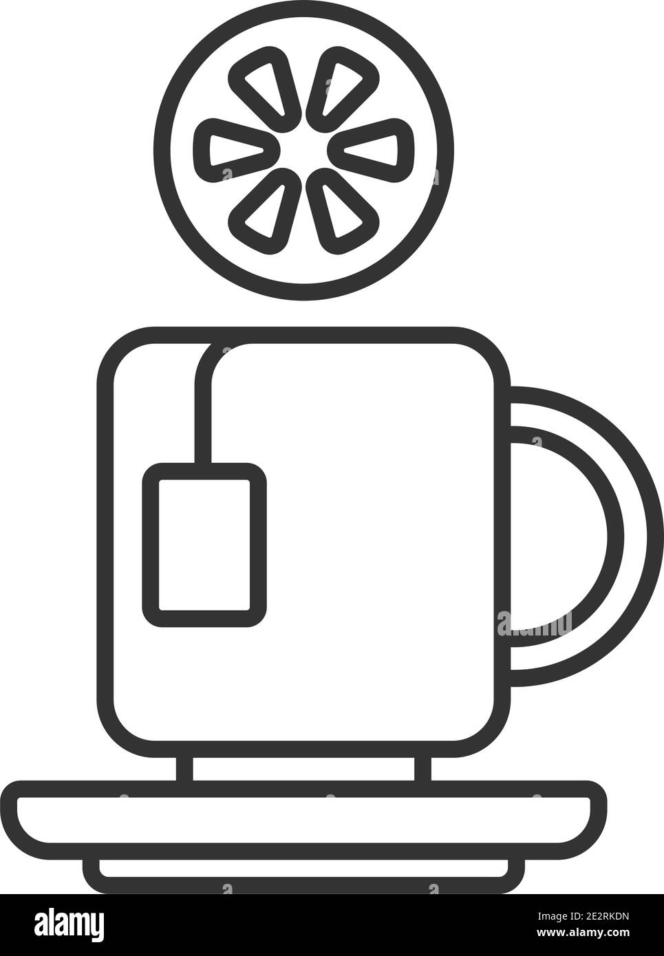 Fire extinguisher icon vector in outline style. Elements of extinguish ...