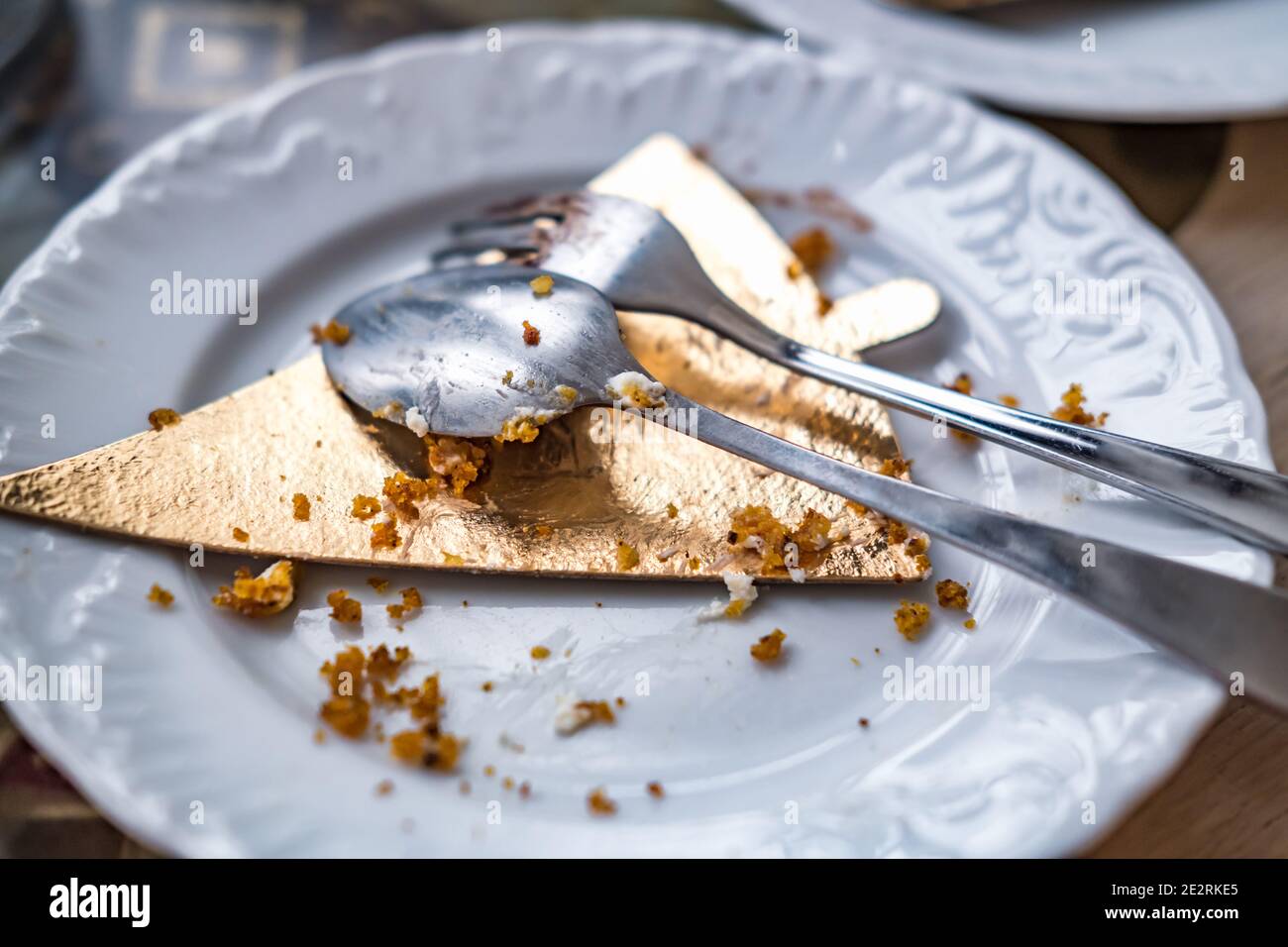 Empty dinner plate after meal hi-res stock photography and images - Alamy