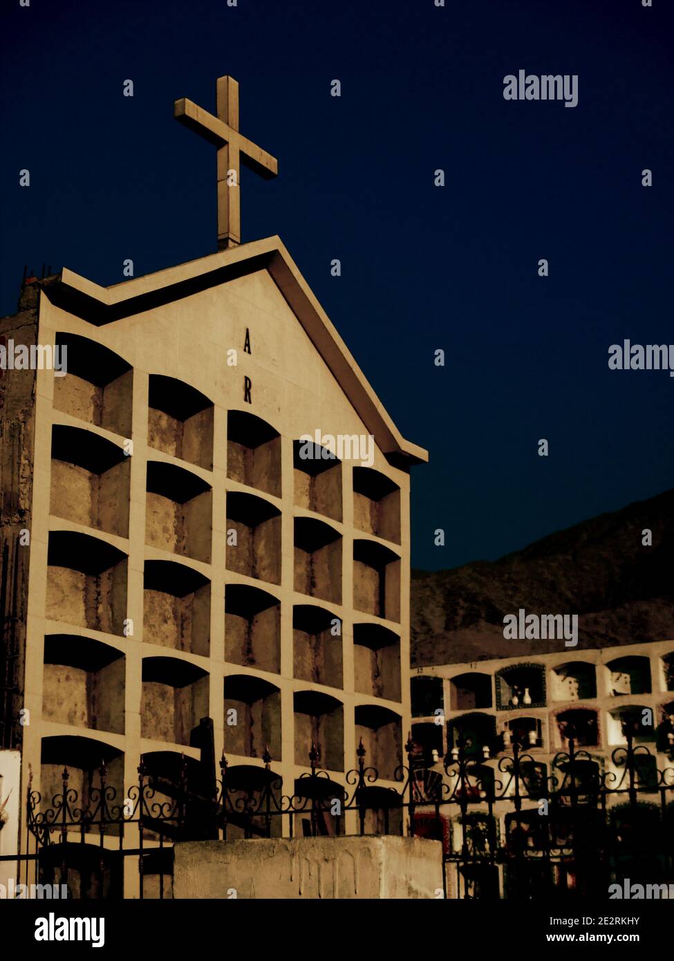 Vertical low angle shot of a church with a unique architecture Stock ...