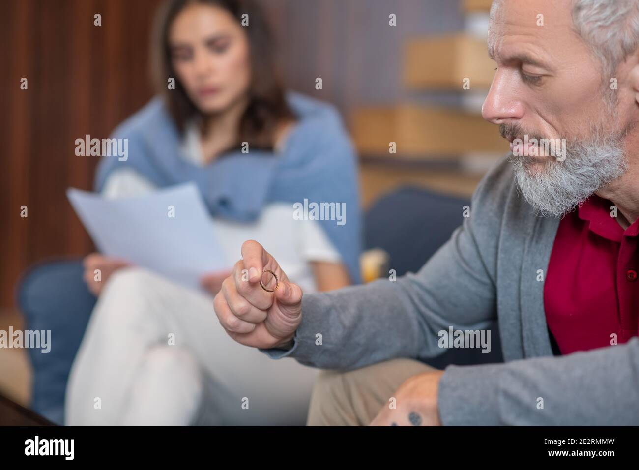 Age different arguing hi-res stock photography and images - Alamy