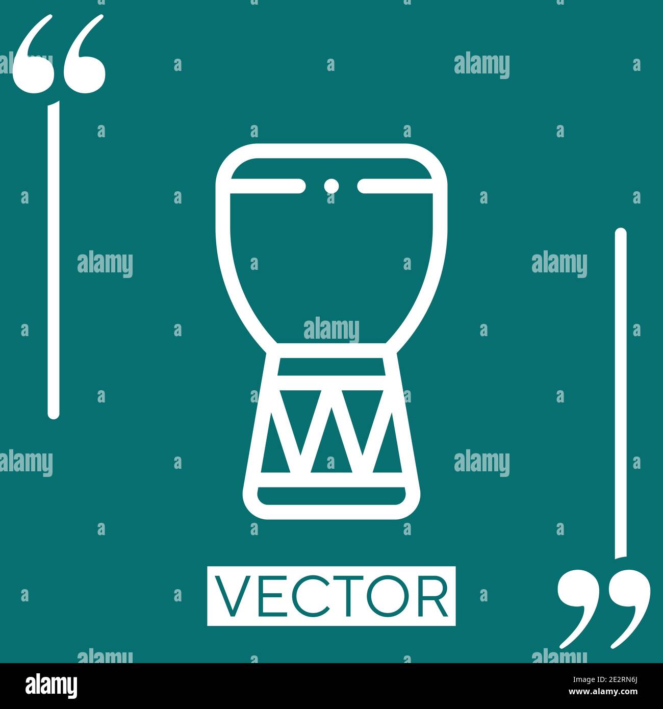 Djembe outline hi-res stock photography and images - Alamy