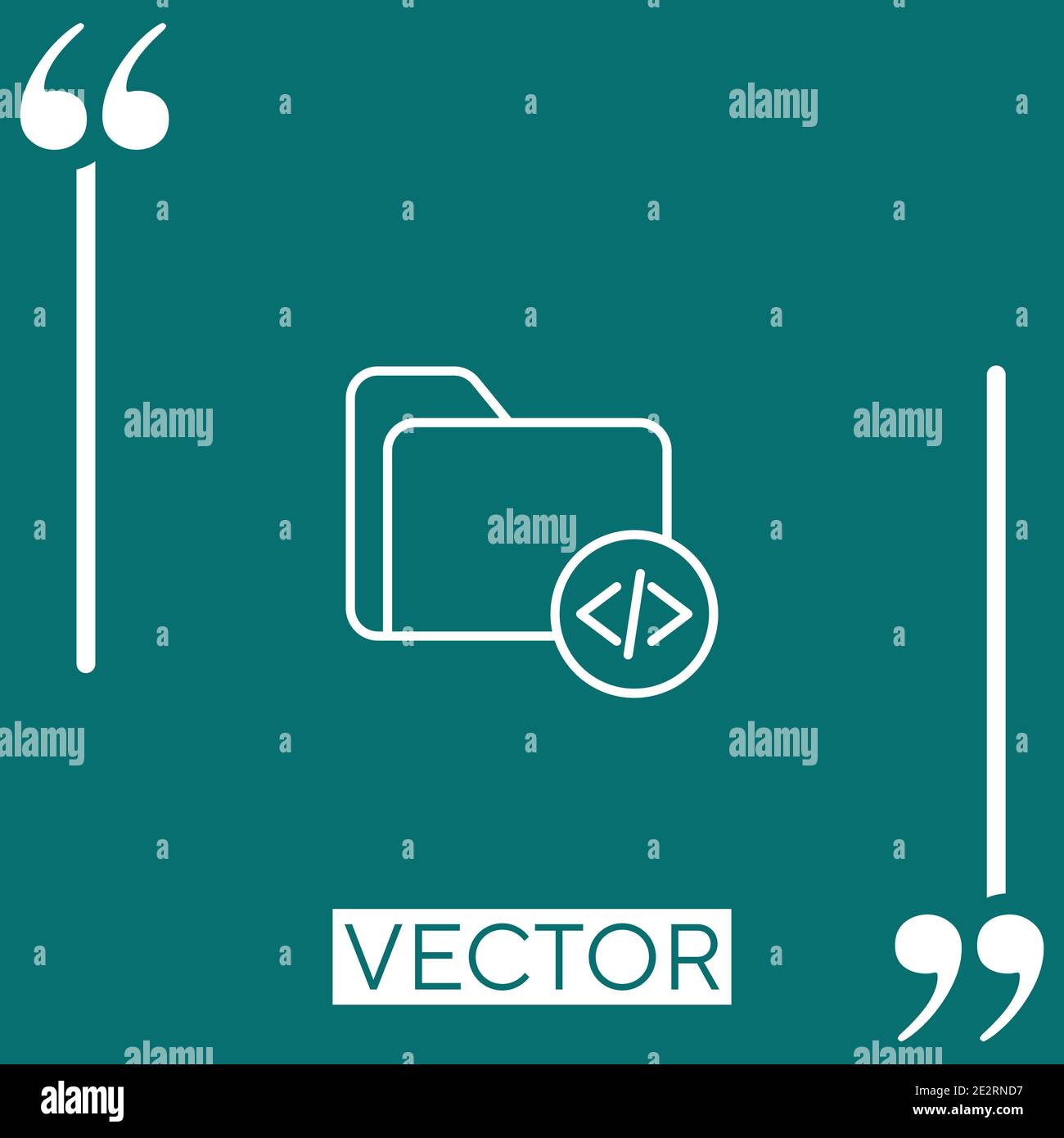 coding Linear icon. Editable stroke line Stock Vector Image & Art - Alamy
