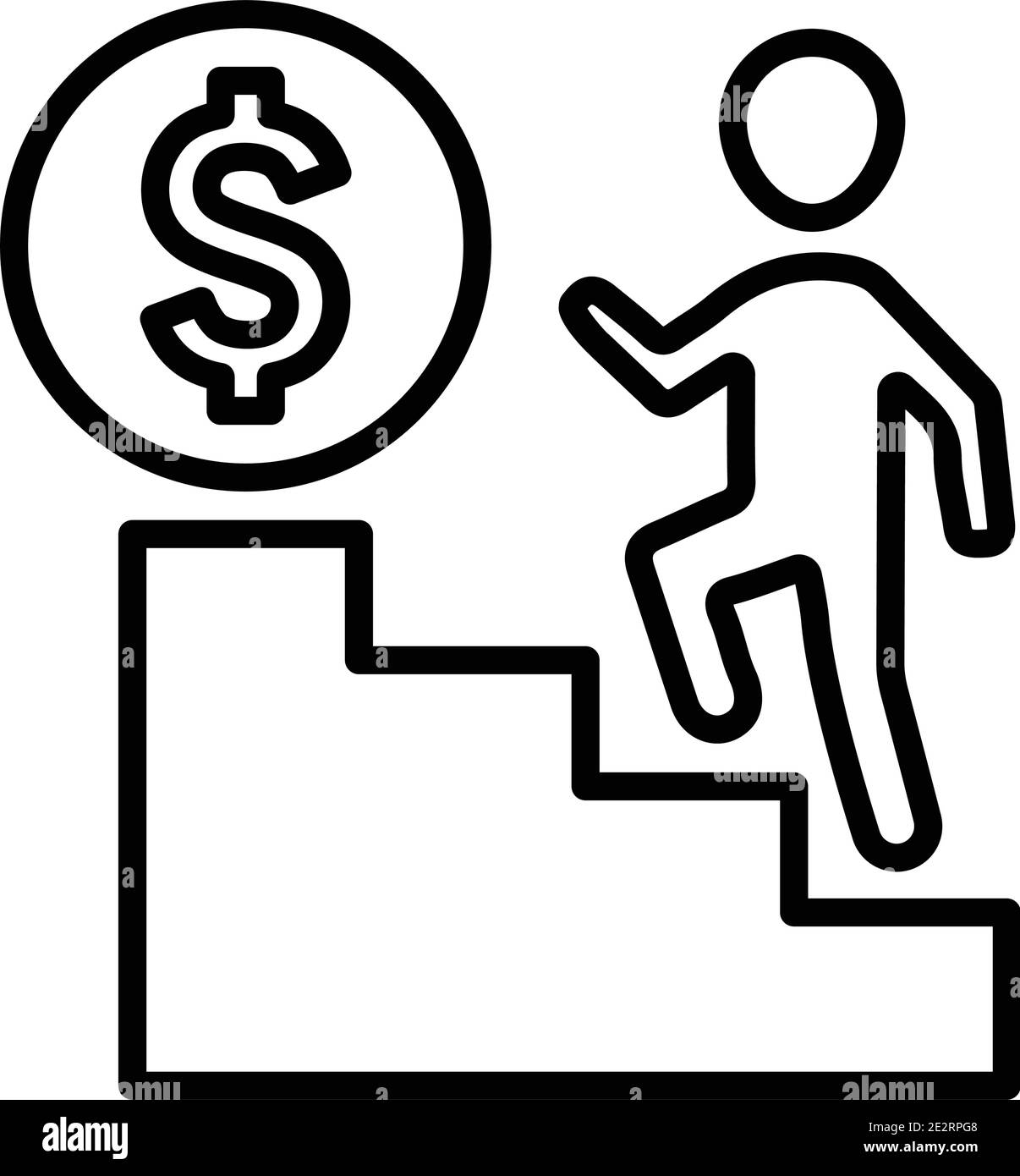 Using the stairs Stock Vector Images - Alamy