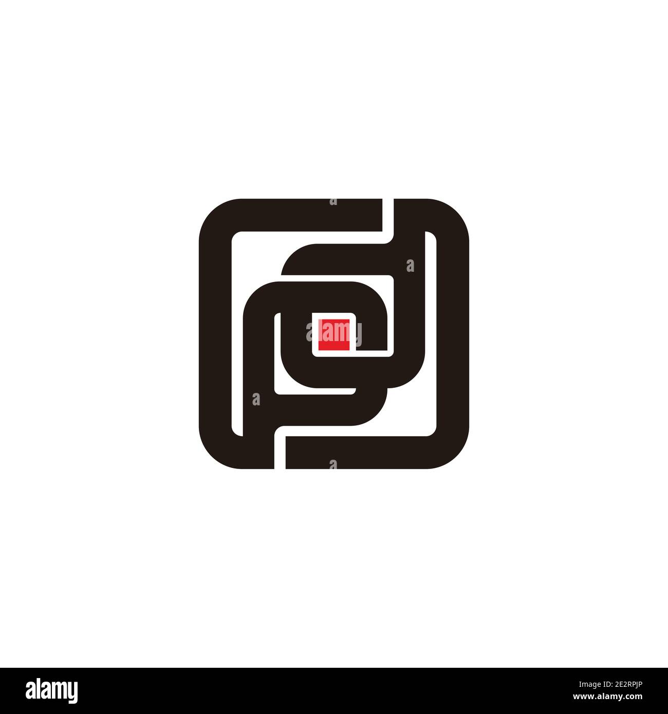 letter pt square linear geometric design logo vector Stock Vector Image ...