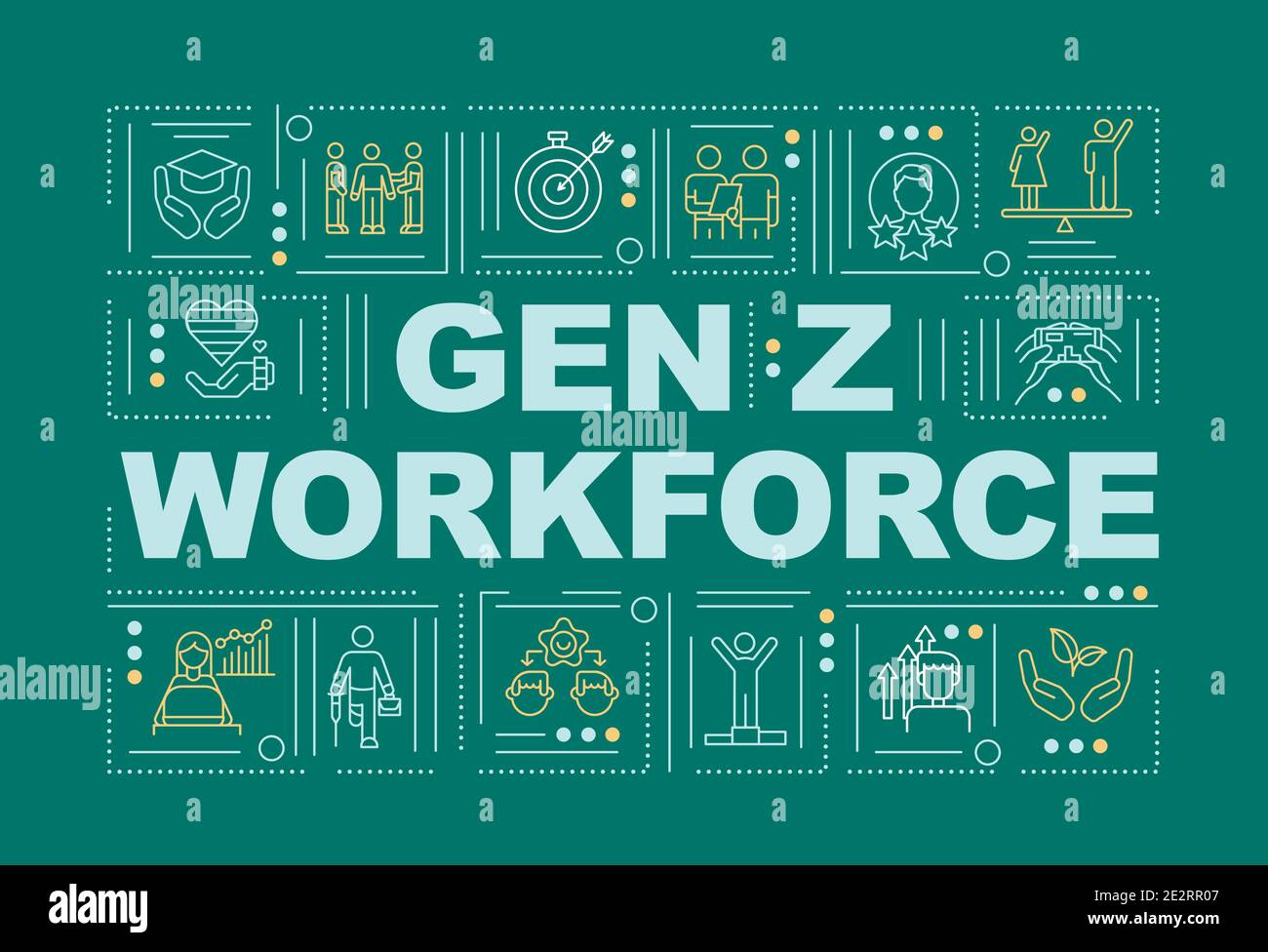 Gen z workforce Stock Vector Images - Alamy