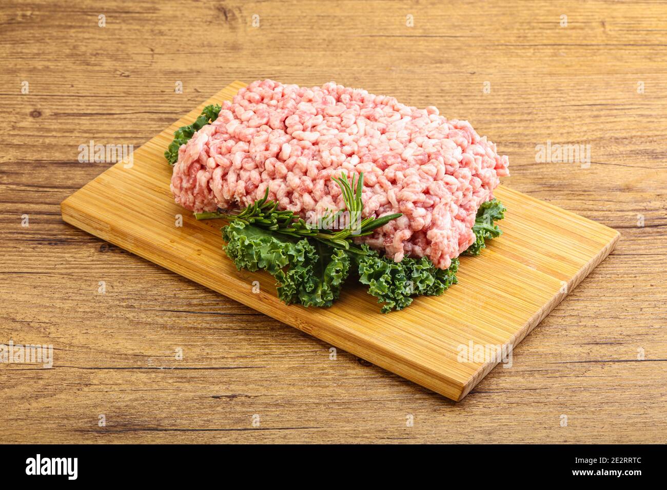 Raw fat pork minced meat for cooking Stock Photo - Alamy