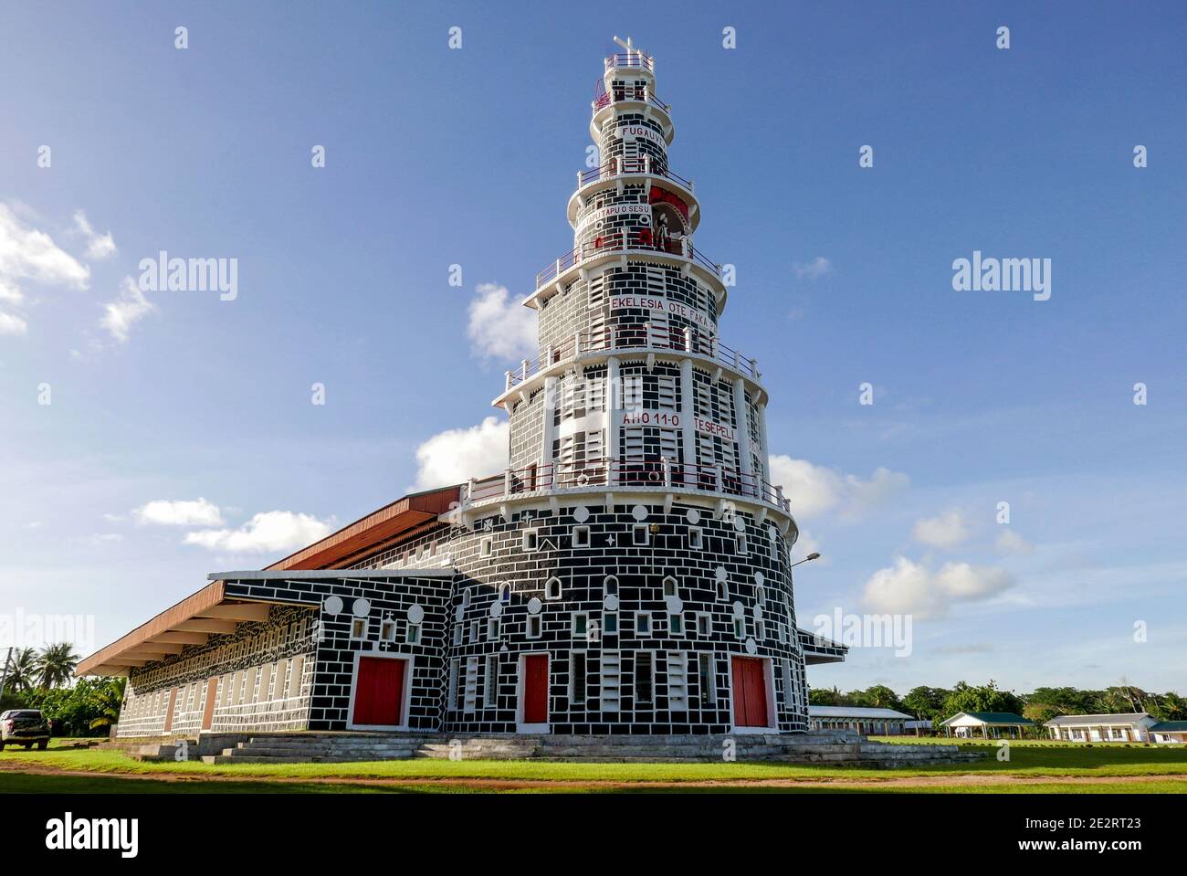 Wallis and Futuna, Wallis Island (Uvea): the Church of the Sacred Heart ...